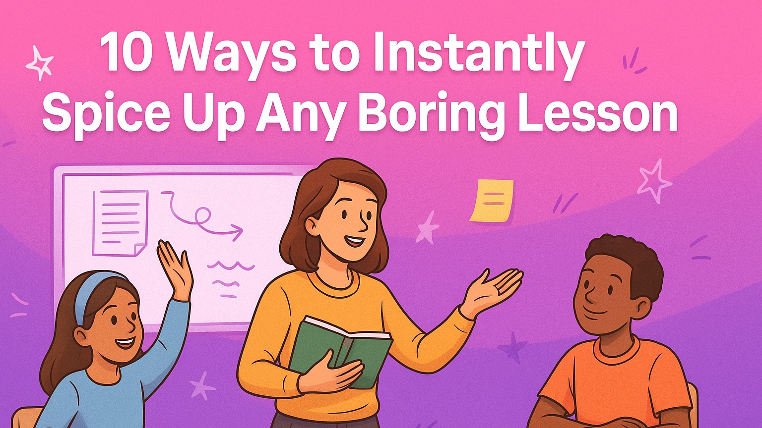 10 Ways to Instantly Spice Up Any Boring Lesson — EasyClass